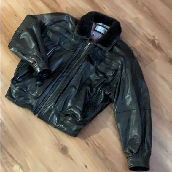 collezione | Jackets & Coats | Collezione Vintage Leather Jacket | Poshmark